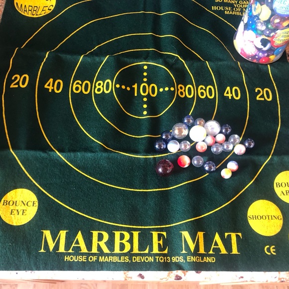 Toys | House Of Marbles Vintage Mat Kit And Tin Of 16 Marbles | Poshmark